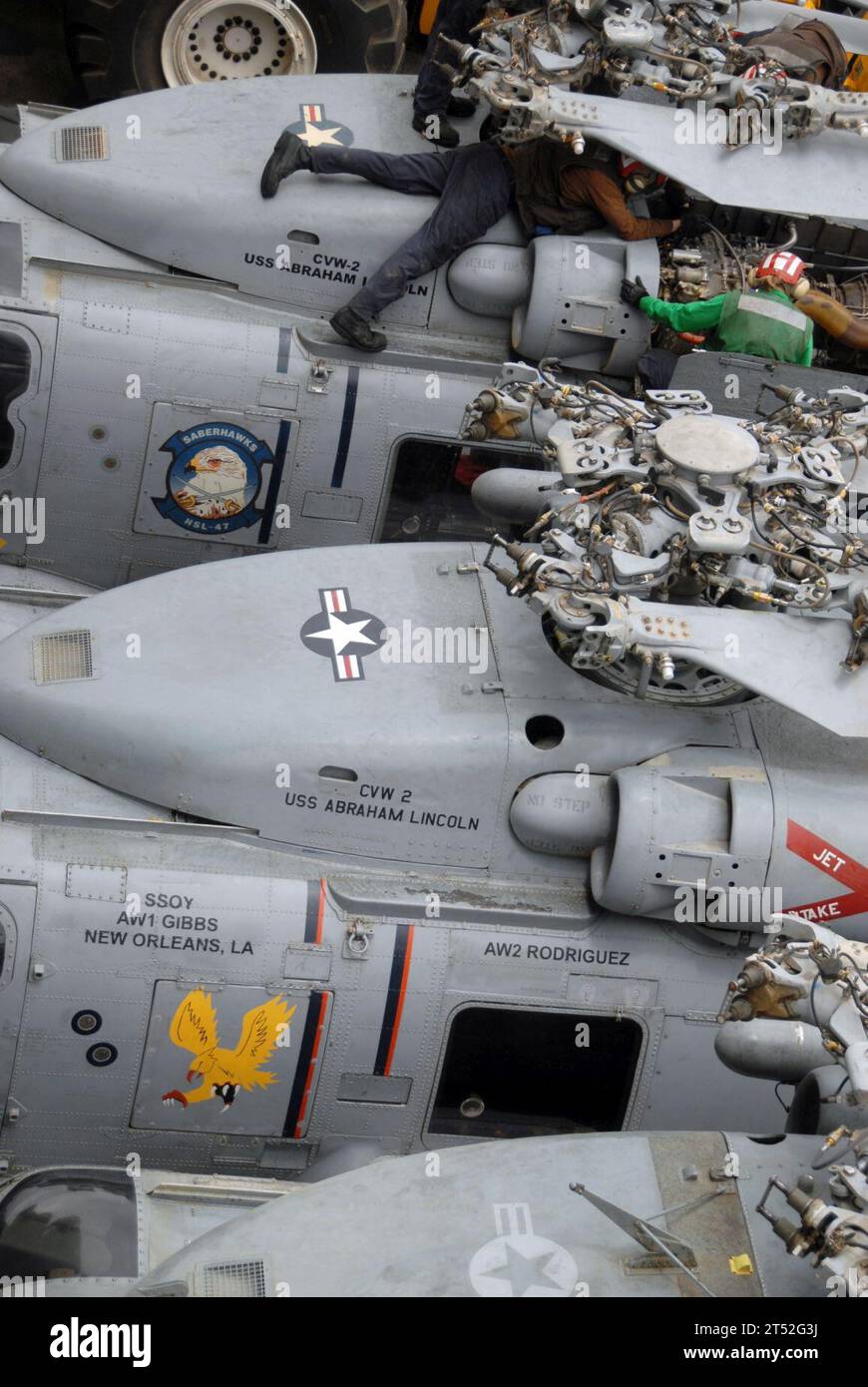 0807091281H-057 NORTH ARABIAN SEA (July 9, 2008) Plane captains and ...