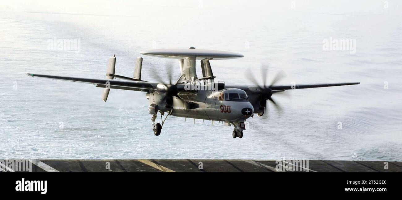 0902172562S-008 GULF OF OMAN (Feb. 17, 2009) An E-2C Hawkeye assigned ...