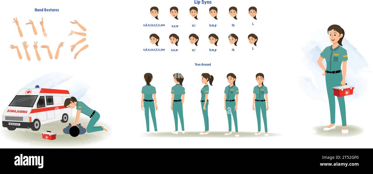 Paramedic model sheet hi-res stock photography and images - Alamy