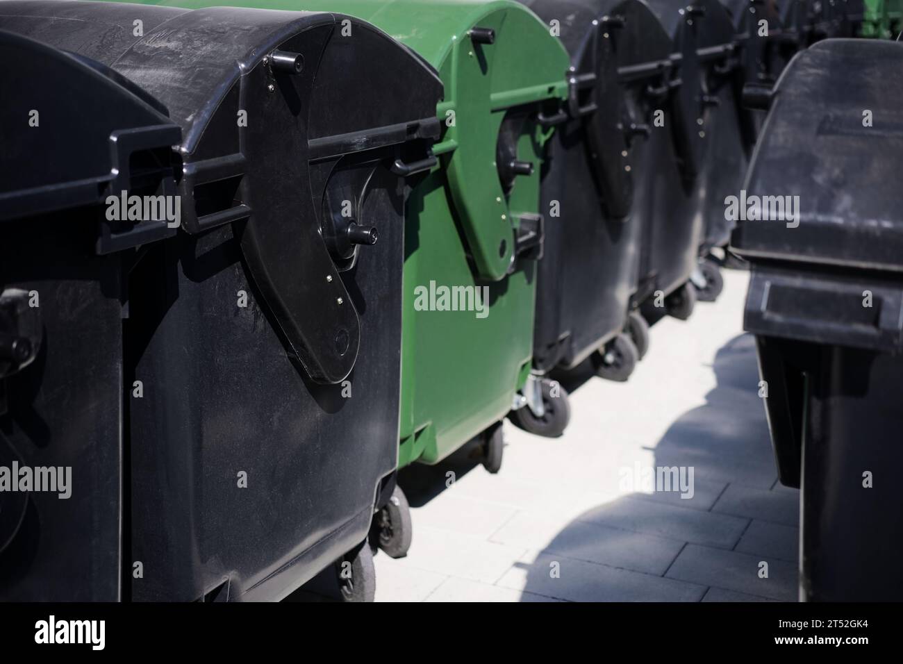 Rubbish garbage refuse skip dumpster container for litter waste ...