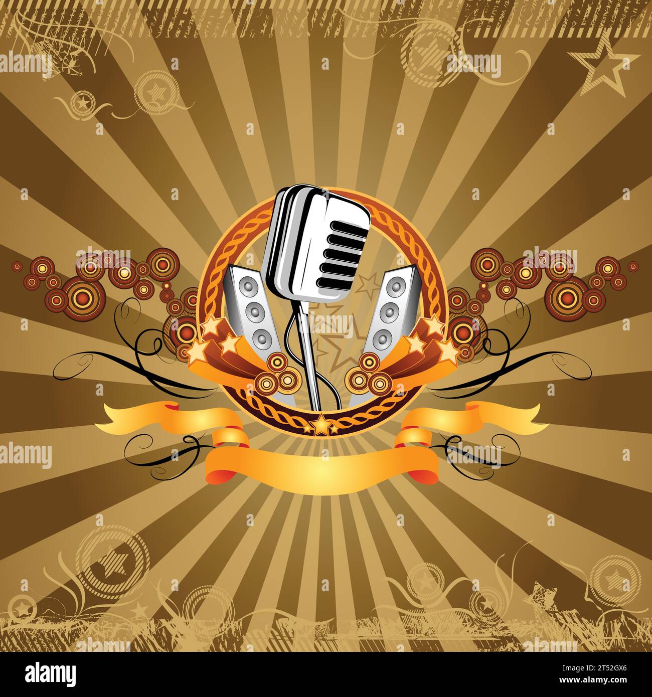 Royalty free background music Stock Vector Images - Alamy