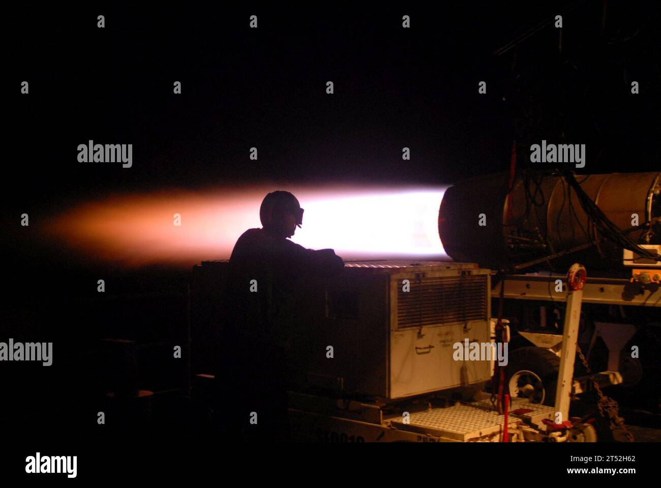 aircraft, cvn-76, engine, exhaust, mantenance, night, people, ronald ...