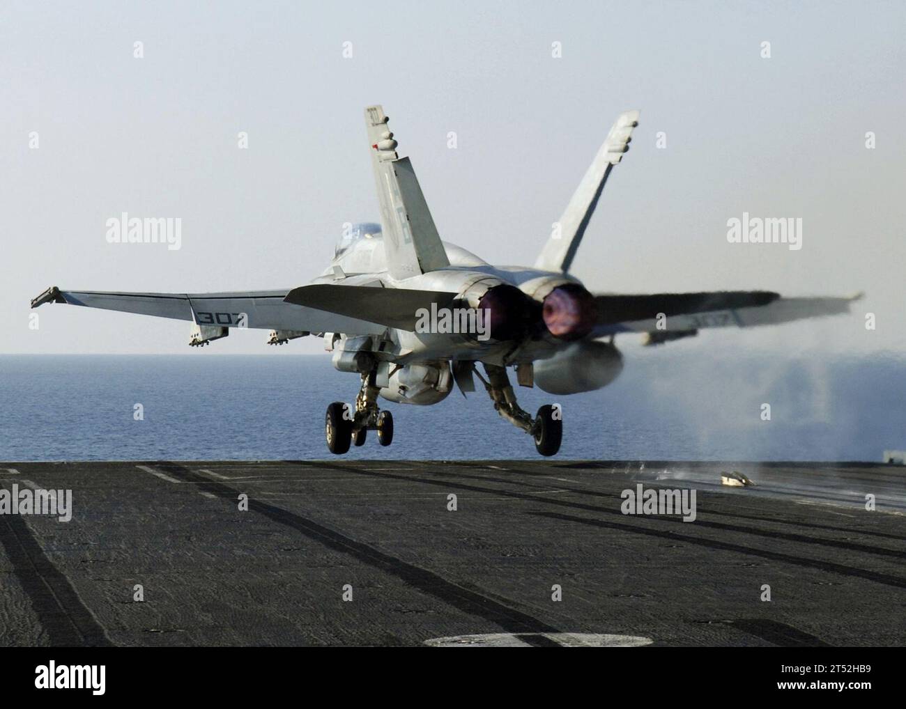 0711146524M-003 ARABIAN SEA (Nov. 14, 2007) An F/A-18C Hornet attached ...