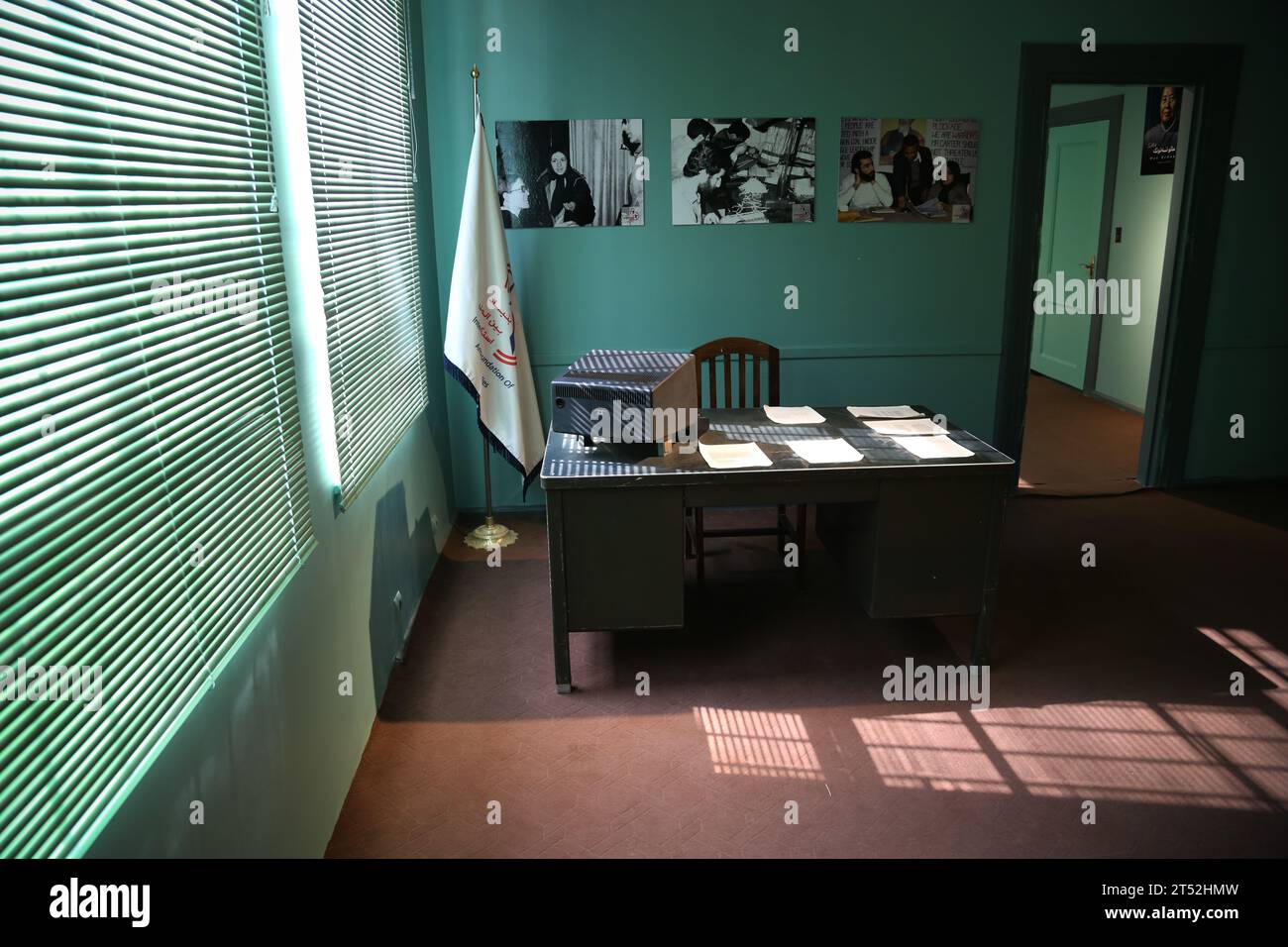 Tehran, Iran. 2nd Nov, 2023. An office in the building formerly hosting ...