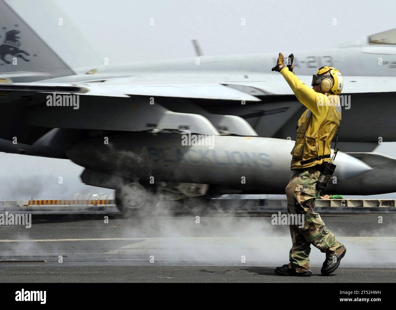 aircraft, flight deck, flt deck, Launch, people, yellow shirt Stock ...