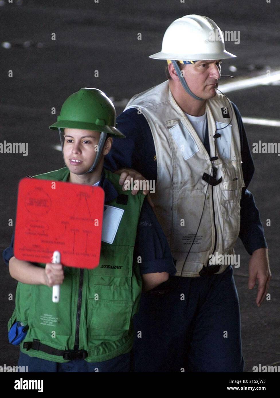 Aircrewman, AW, flight deck, hs-4, SH-60 Helicopter, South China Sea ...