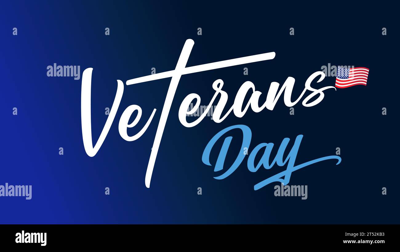 Veterans day calligraphy web slide. November 11, Honoring all who ...