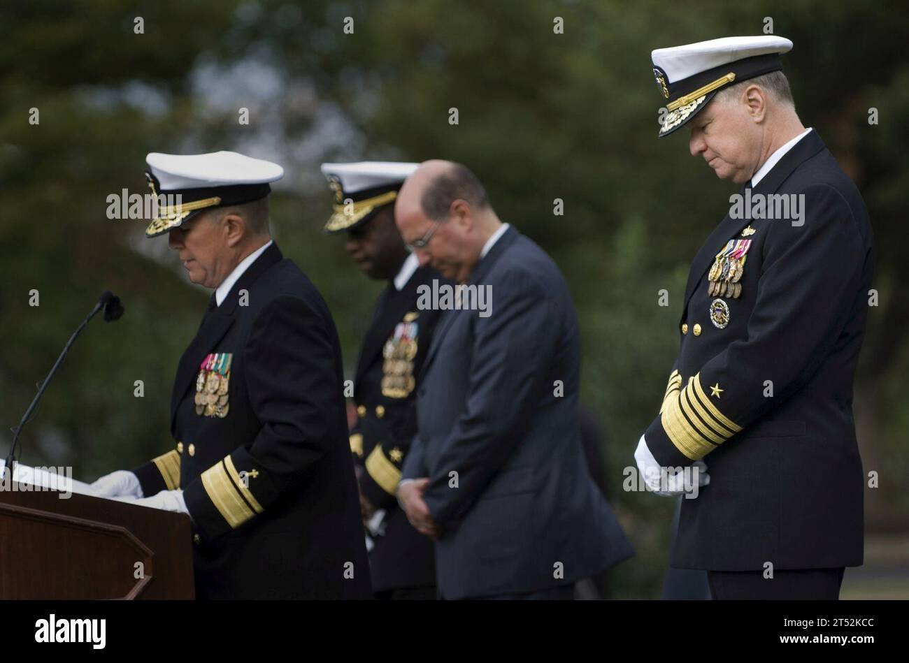 0710116932B-029 WASHINGTON (Oct. 11, 2007) - Rear Adm. Robert Burt, U.S ...