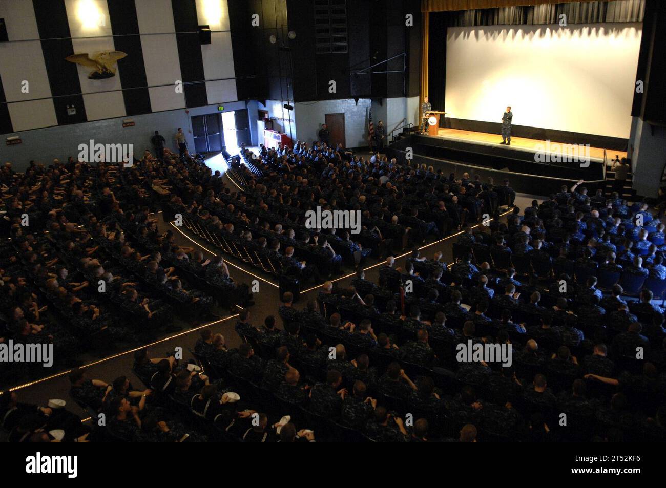 all-hands call, Conn., groton, MCPON, Naval Submarine Base New London ...