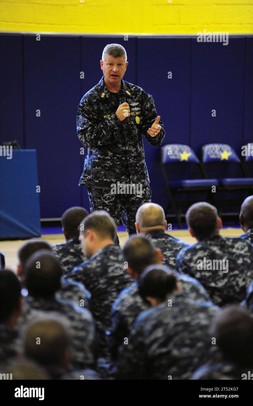 all-hands call, Greece, MCPON, Naval Support Activity Souda Bay ...