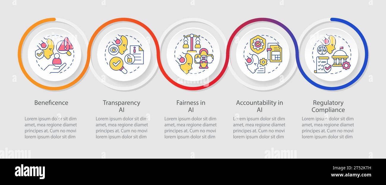 Multicolor cyber law layout with linear icons Stock Vector Image & Art ...