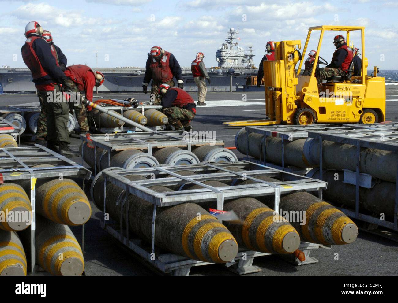 0702085345W-044 Atlantic Ocean (Feb. 8, 2007) - Weapons department ...