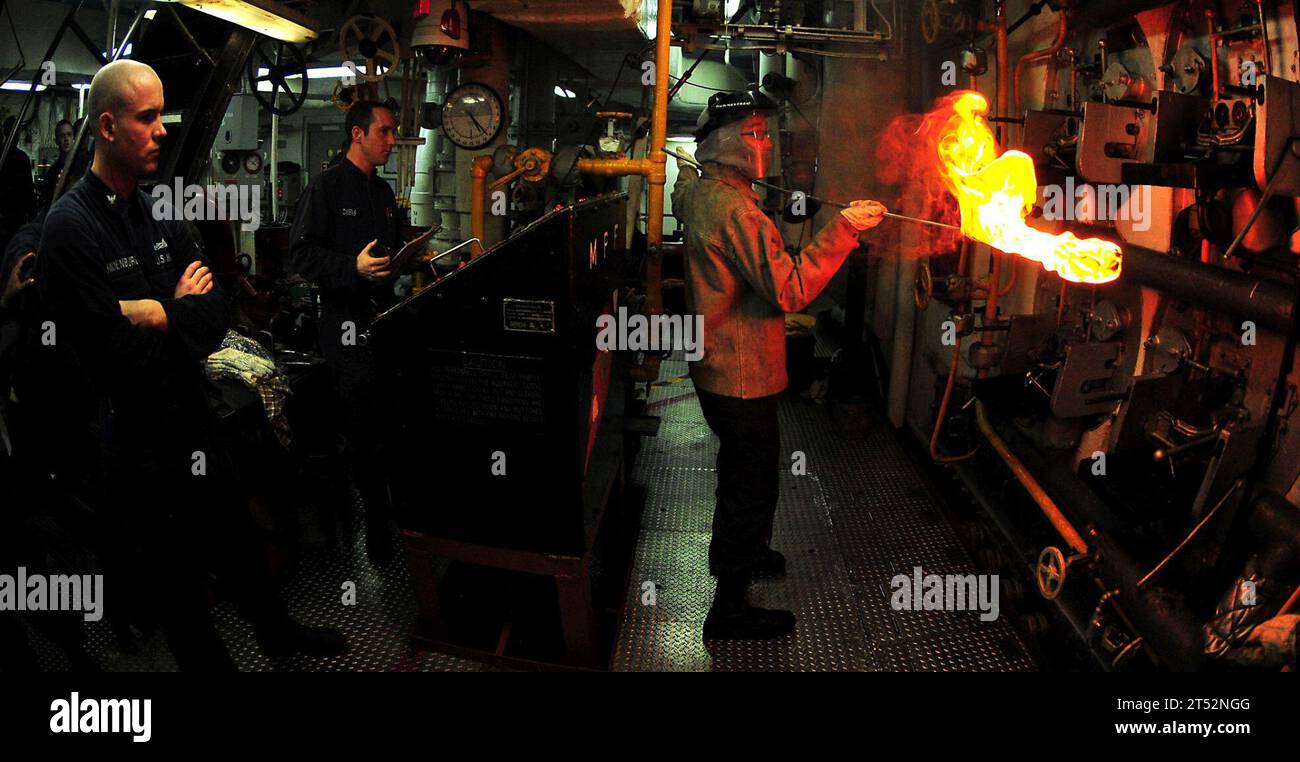 amphibious assault ship, boiler, burner manХs torch, navy, U.S. Navy ...