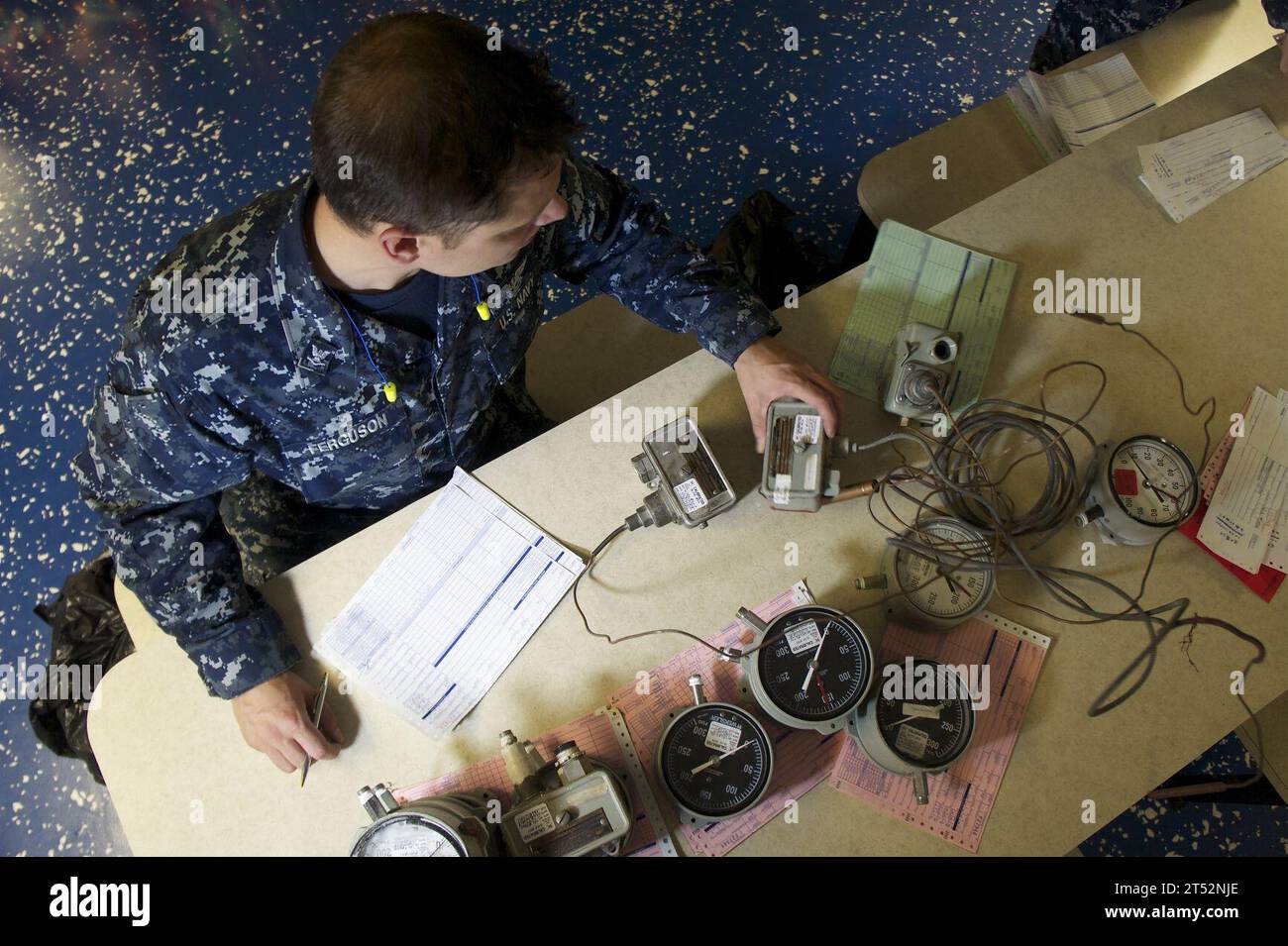 amphibious assault ship, calibration, dry dock, gauges, maintenance ...