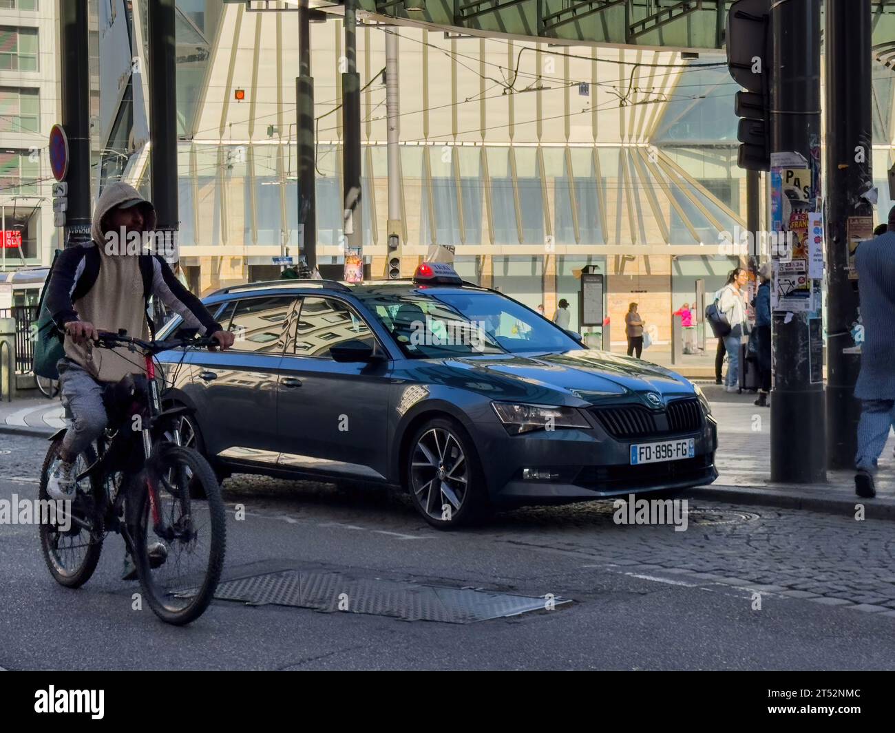 Strasbourg, France - Oct 1, 2023: A luxury Skoda Superb parked in ...