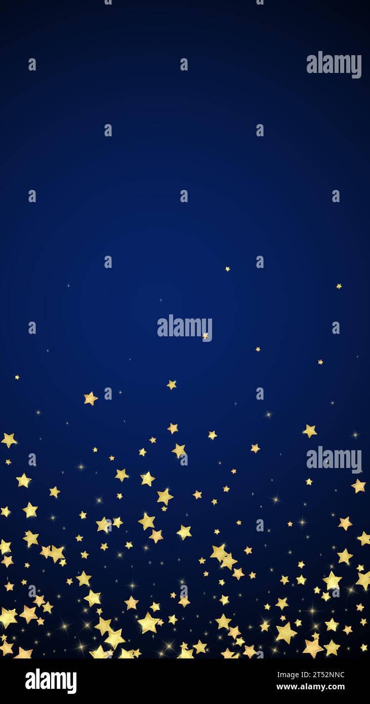 Magic stars vector overlay. Gold stars scattered around randomly ...