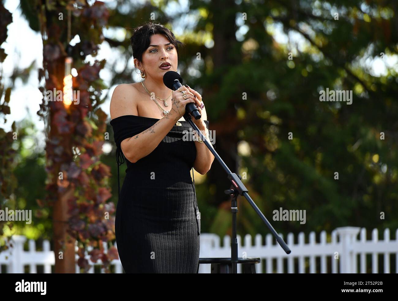St. Helena, USA. 02nd Nov, 2023. Emmy Meli performs during Day 2 of ...