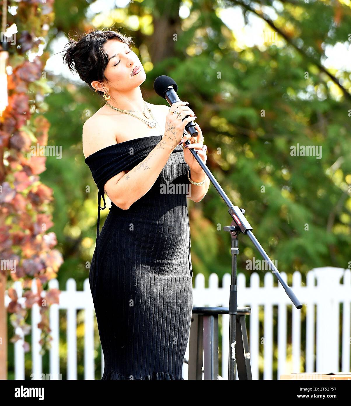 St. Helena, USA. 02nd Nov, 2023. Emmy Meli performs during Day 2 of ...