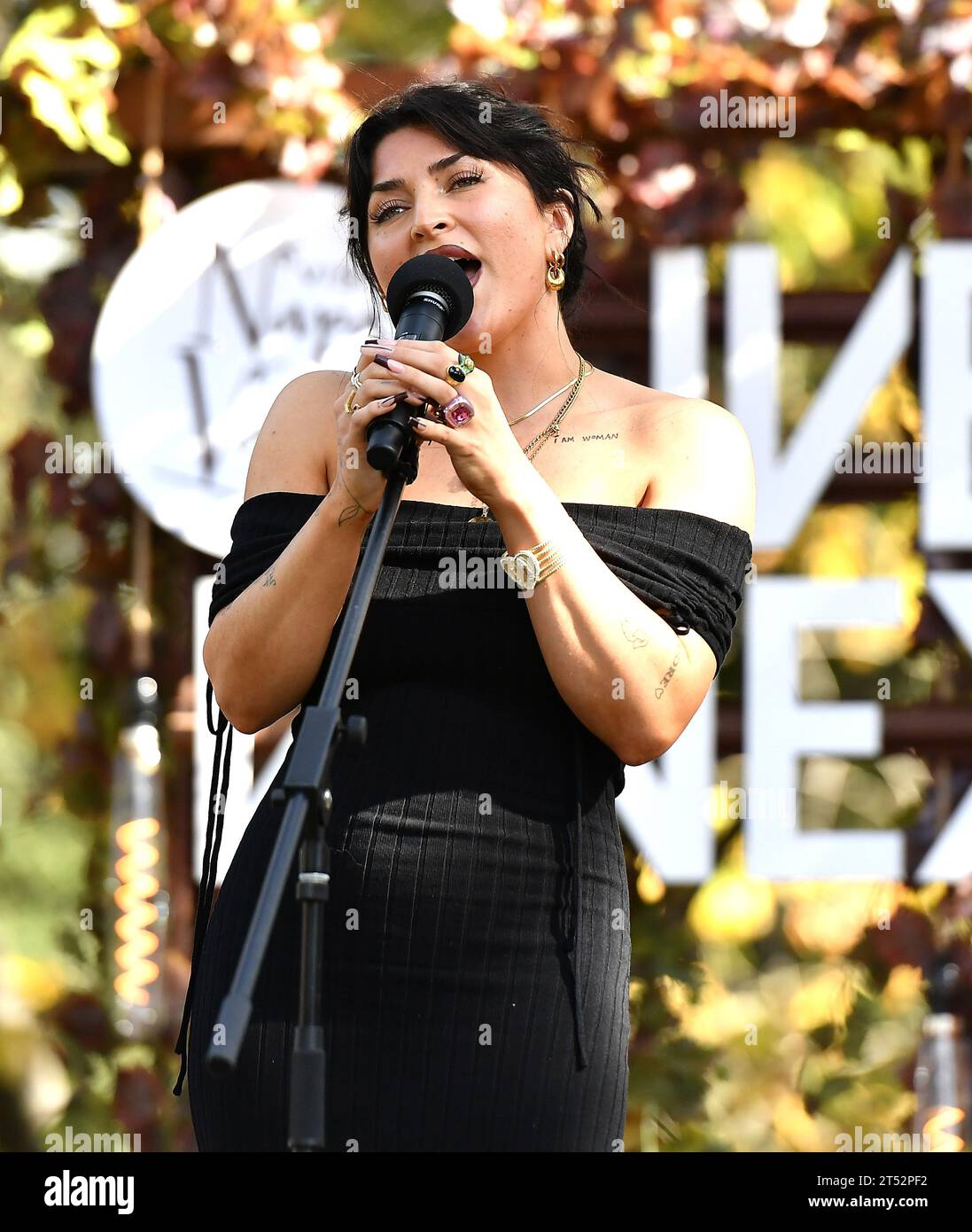 St. Helena, USA. 02nd Nov, 2023. Emmy Meli performs during Day 2 of ...