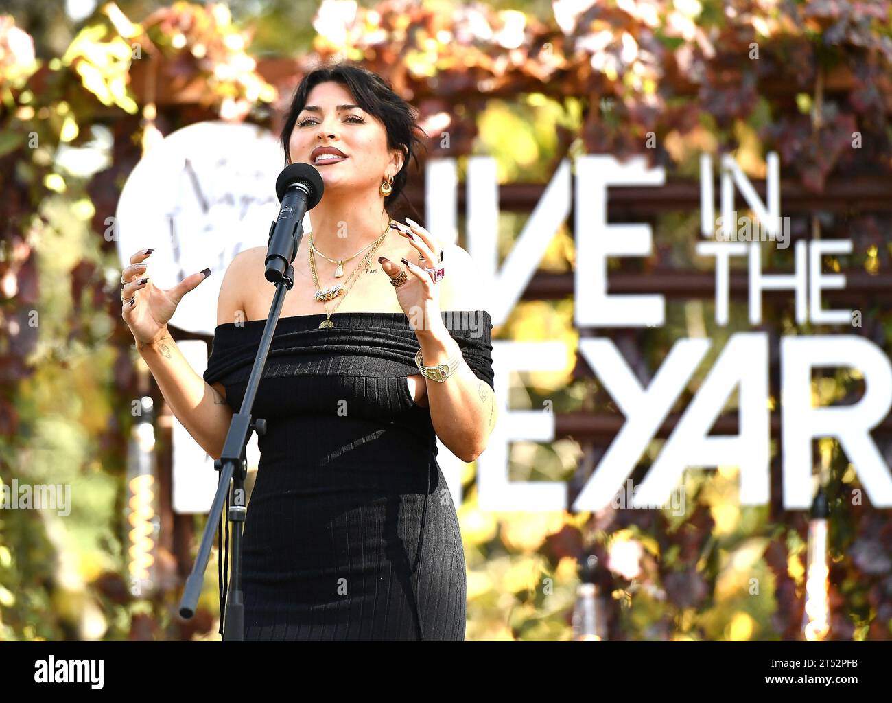 St. Helena, USA. 02nd Nov, 2023. Emmy Meli performs during Day 2 of ...