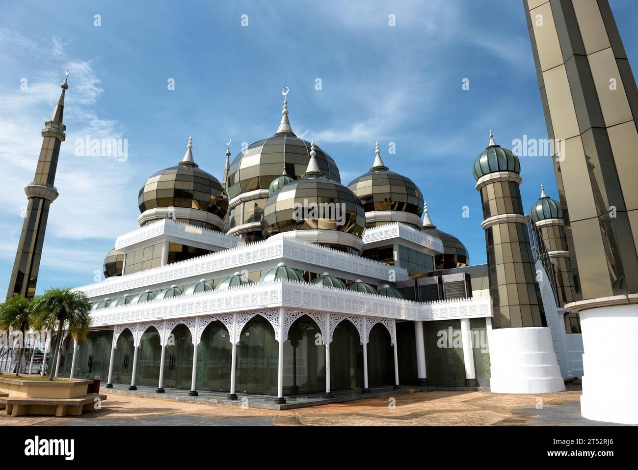 Crystal Mosque, Terengganu, Malaysia - A grand structure made of steel ...