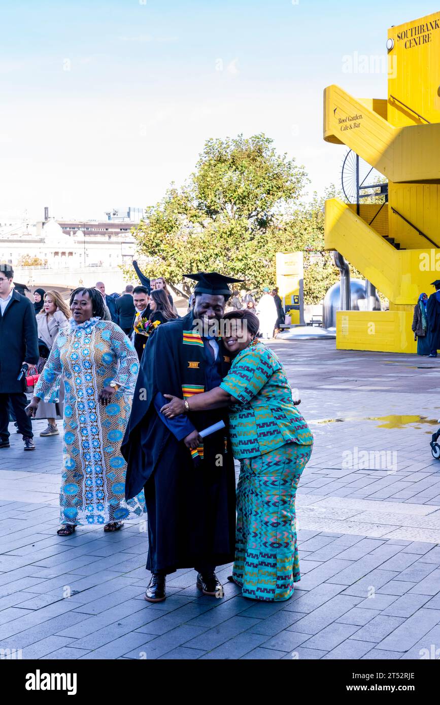 A Degree Student Poses For A Photo At His Graduation Ceremony, The ...