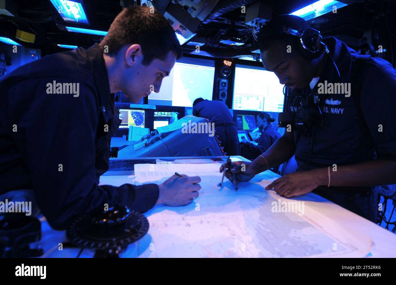 amphibious dock landing ship, ARABIAN GULF, chart, course, Midshipmen ...