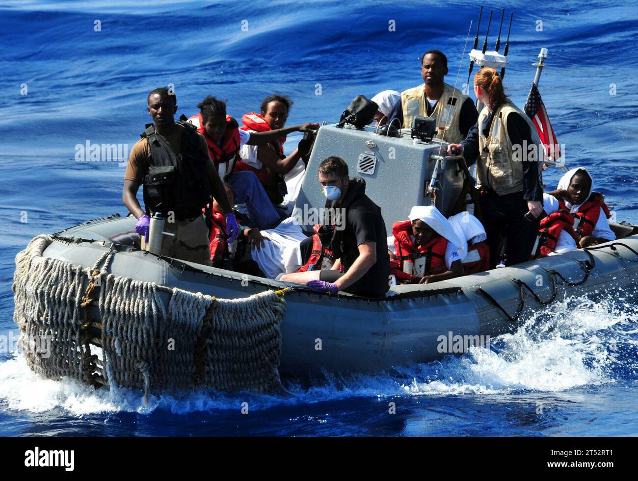 1009297948R-326 GULF OF ADEN (Sept. 29, 2010) Rescued persons are ...