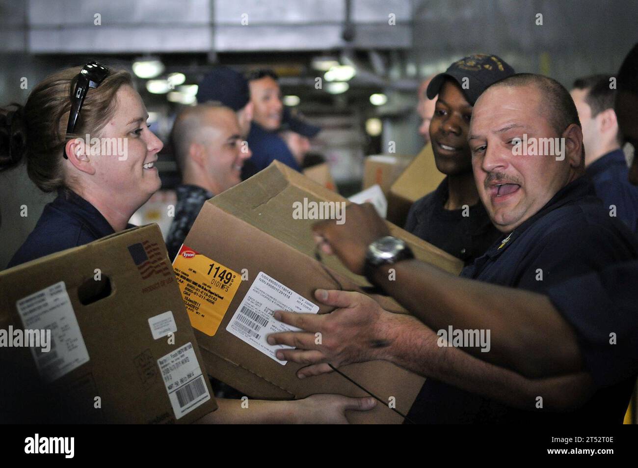 amphibious dock landing ship, navy, people, REPLENISHMENT AT SEA, U.S ...