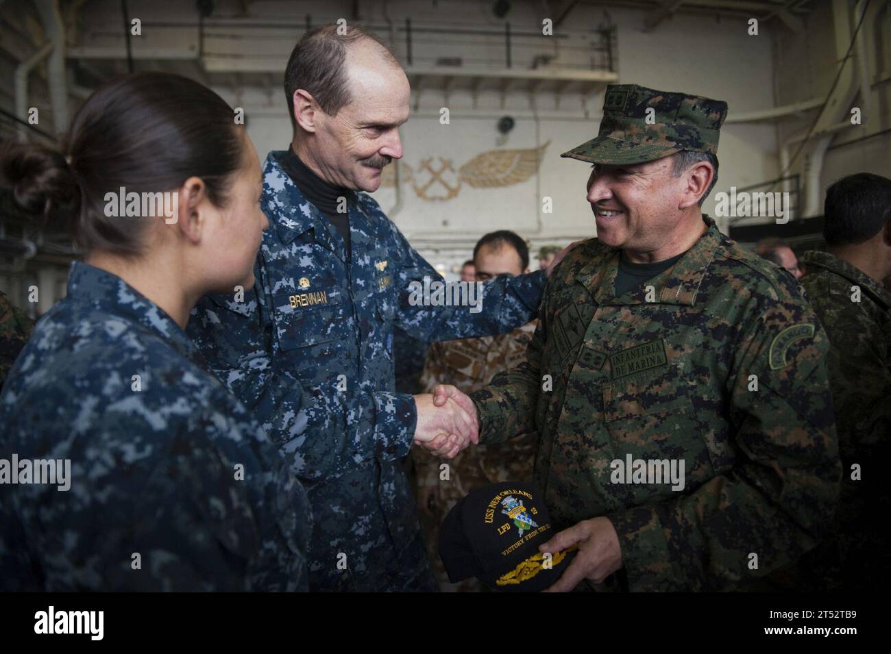 1007195319A-428 PACIFIC OCEAN (July 19, 2010) Capt. Peter Brennan ...