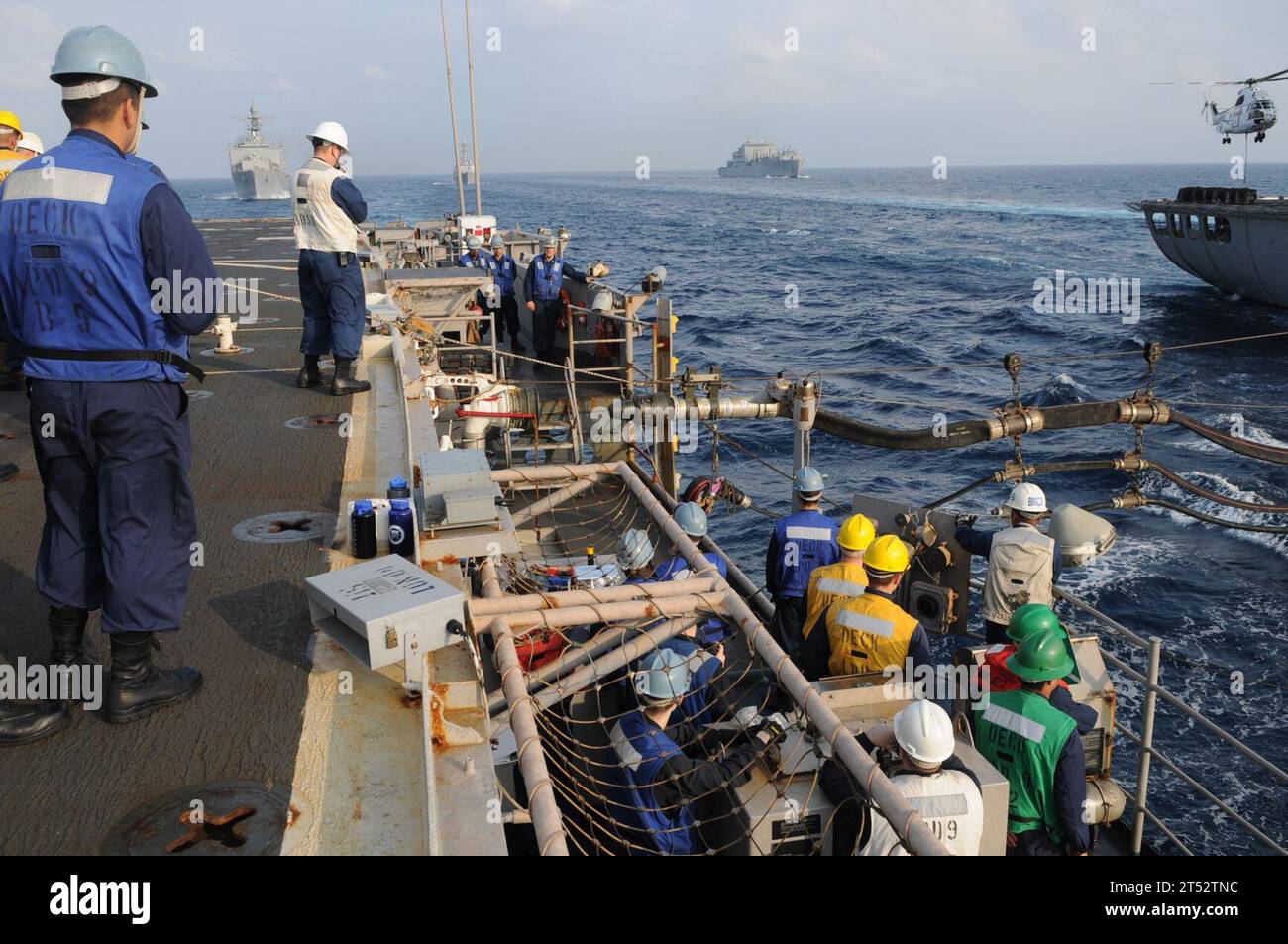 1102156692A-014 GULF OF THAILAND (Feb. 15, 2011) Sailors aboard the ...