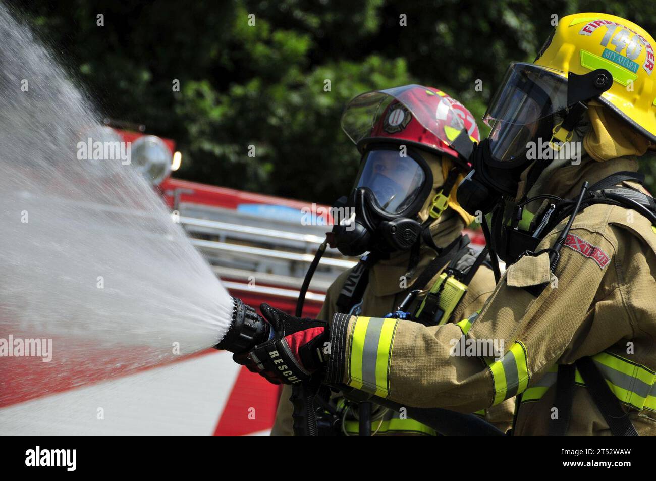 0909010807W-329 SASEBO, Japan (Sept. 1, 2009) Firefighters from ...