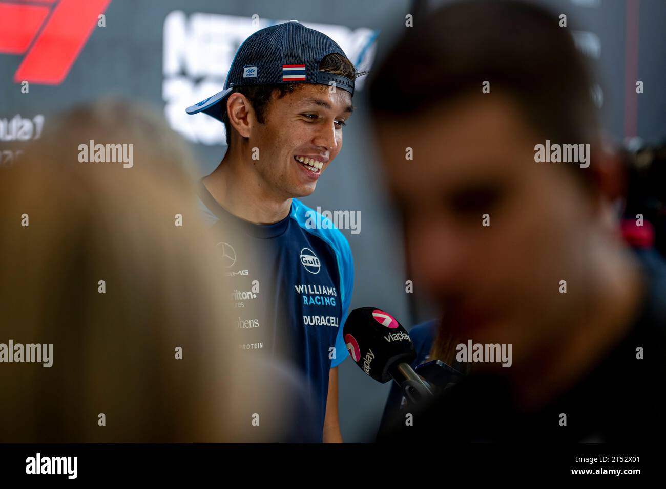 São Paulo, Brazil, November 02, Alex Albon, from Thailand competes for ...