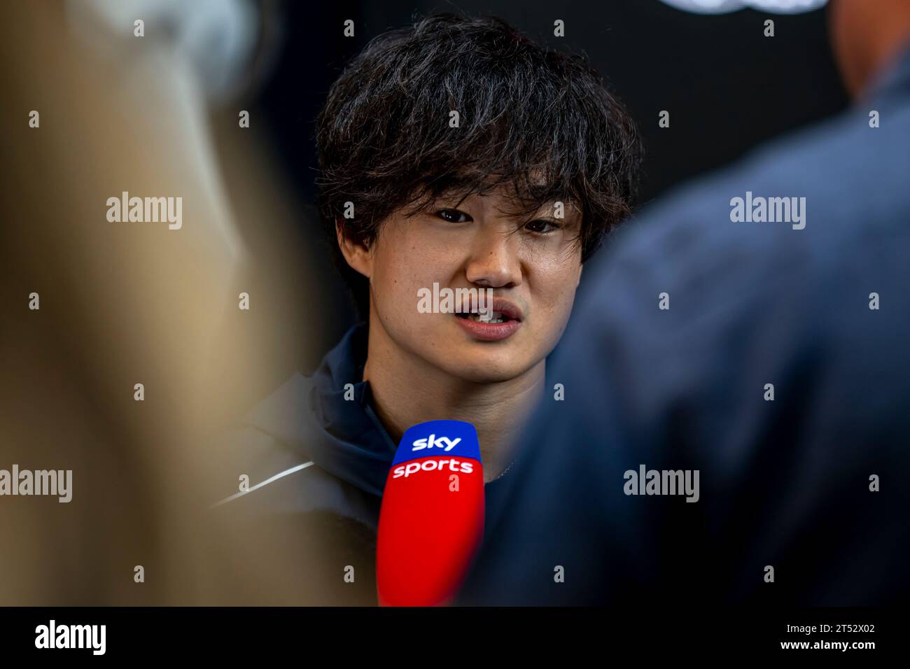 São Paulo, Brazil, November 02, Yuki Tsunoda, from Japan competes for ...