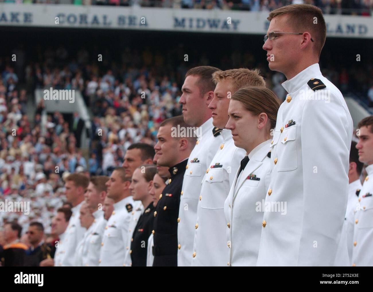 Annapolis, commissioning, graduation, Midshipmen, Naval Academy Stock ...
