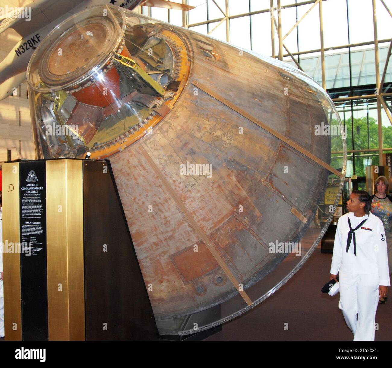 apollo 11 command module, national air and space museum Stock Photo - Alamy