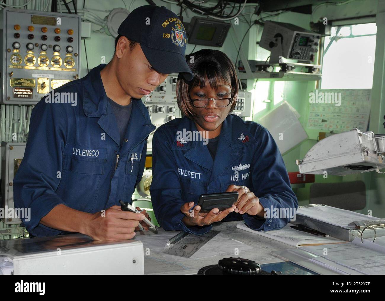 ARABIAN GULF, navigation chart, plot points, Sailors, U.S. navy photo ...