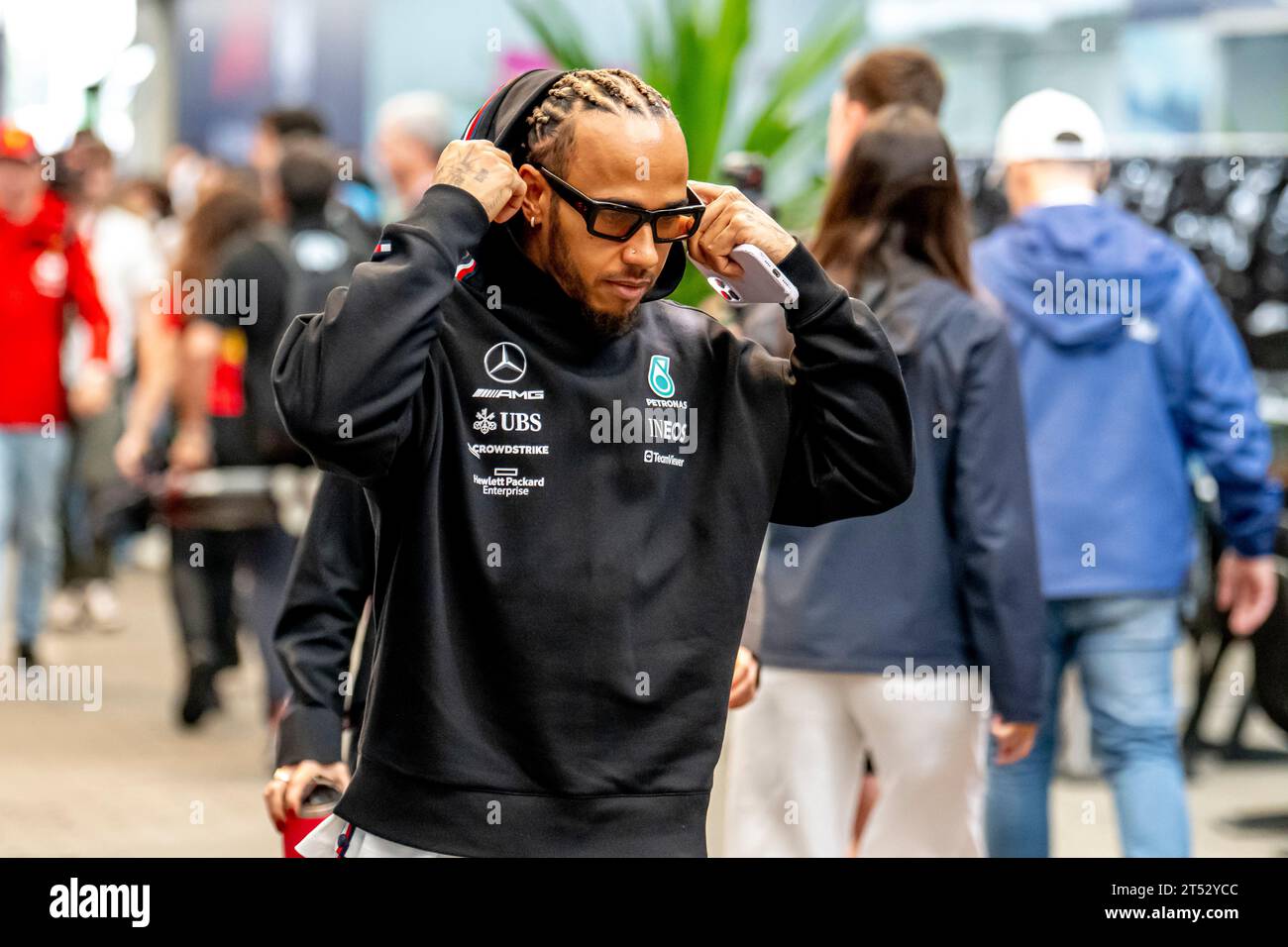 São Paulo, Brazil, November 02, Lewis Hamilton, from the United Kingdom ...