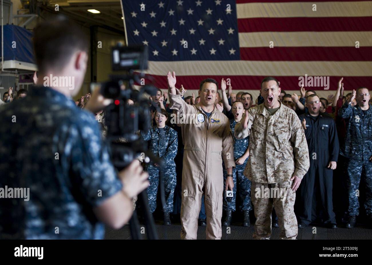 120213DX615-013 ARABIAN SEA (Feb. 13, 2012) Capt. Jim Landers ...