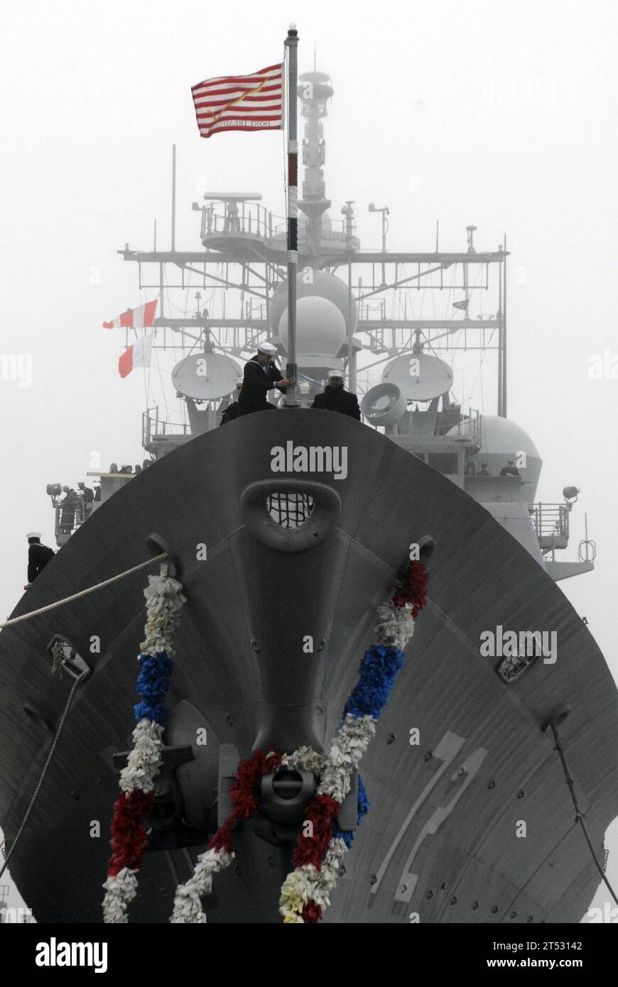 arrival, CRUISER, Homecoming, homeport, ships Stock Photo - Alamy