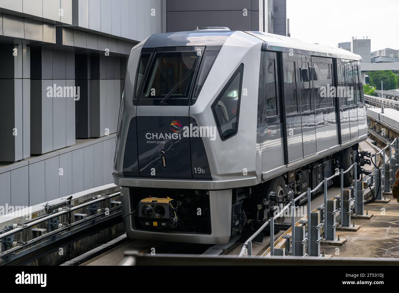 The Skytrain at Singapore Changi Airport Stock Photo - Alamy