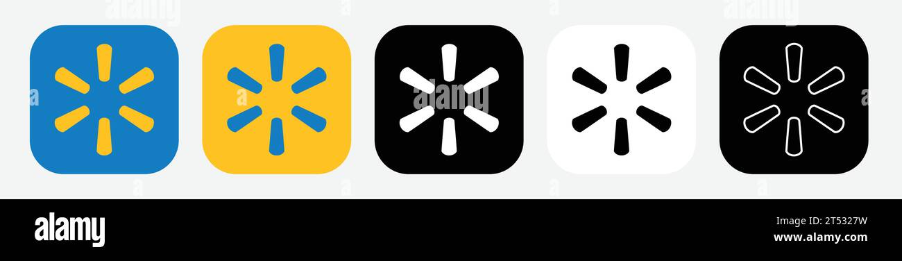 Walmart app logo Stock Vector Images - Alamy