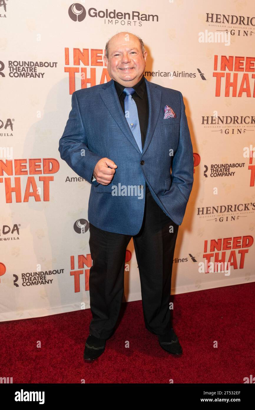 Danny Rutigliano attends opening night of play "I Need That" by ...