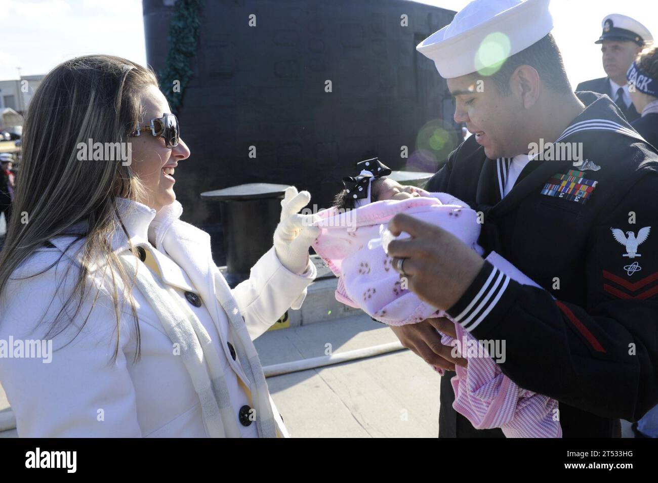attack submarine, Christmas, family, Homecoming, Los Angeles-class ...