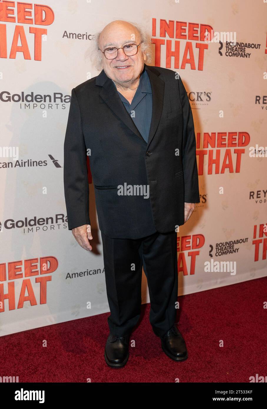 New York, USA. 02nd Nov, 2023. Danny DeVito attends opening night of ...