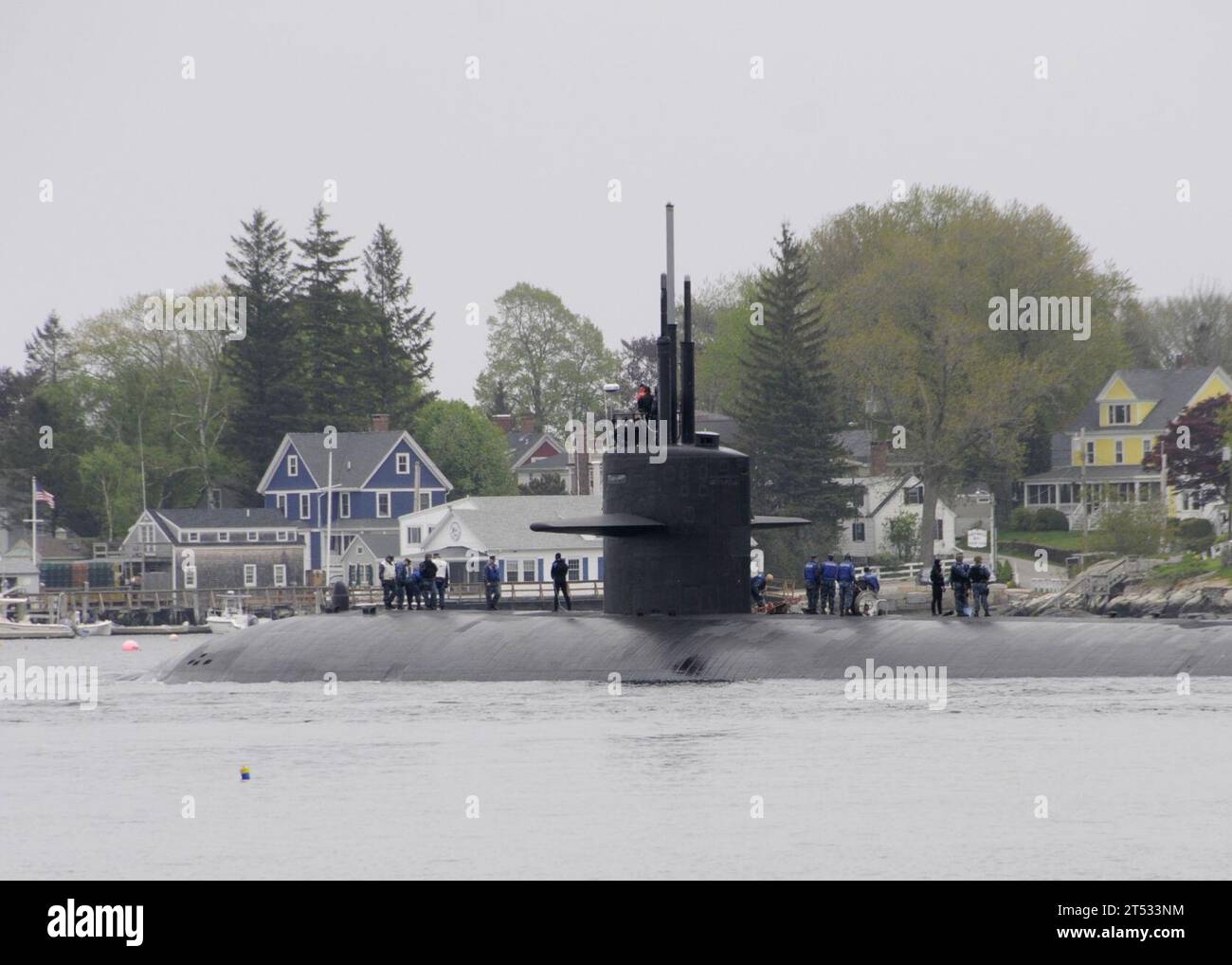 Los angeles class attack submarine uss helena ssn 725 hi-res stock ...