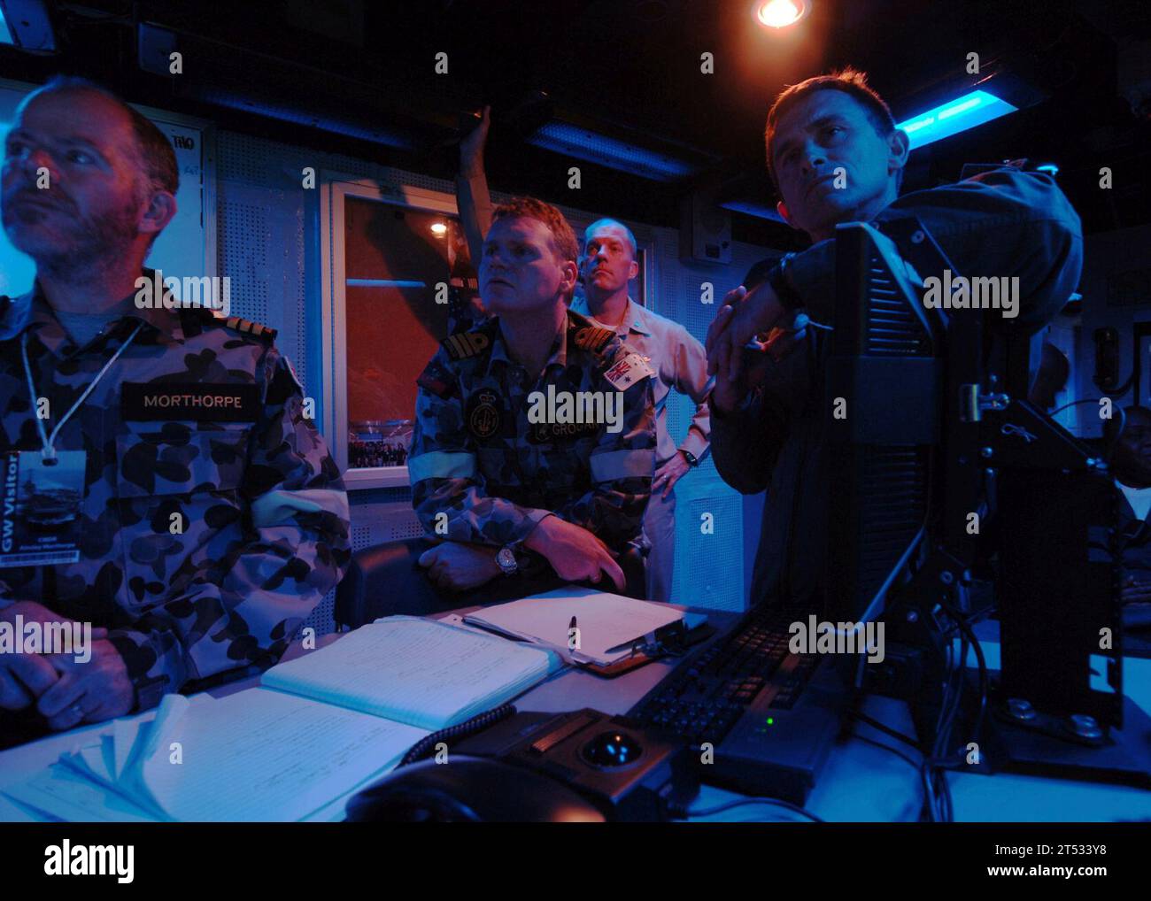 0907157282P-129 PACIFIC OCEAN (July 15, 2009) Military guests from the ...