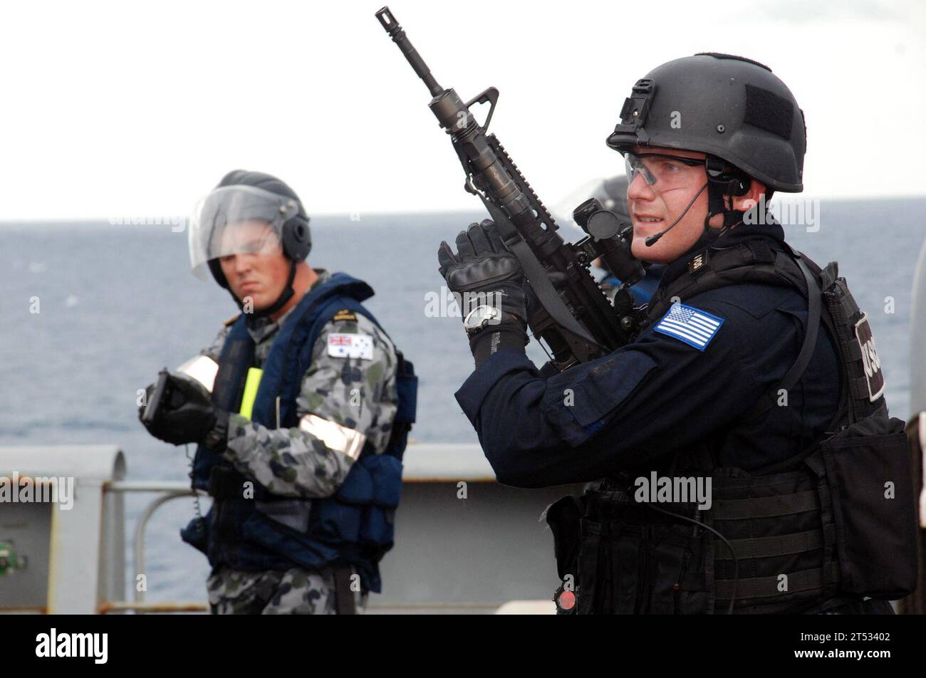 Australia, board, Coast Guard, Deep Sabre II, Foreign military ...