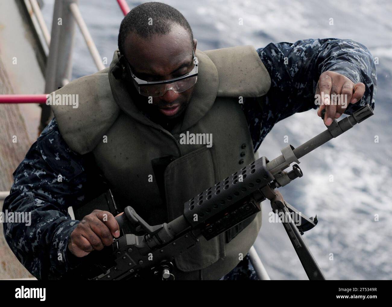 Aviation Ordnanceman, live-fire exercise, M-240B machine gun, Sailor ...