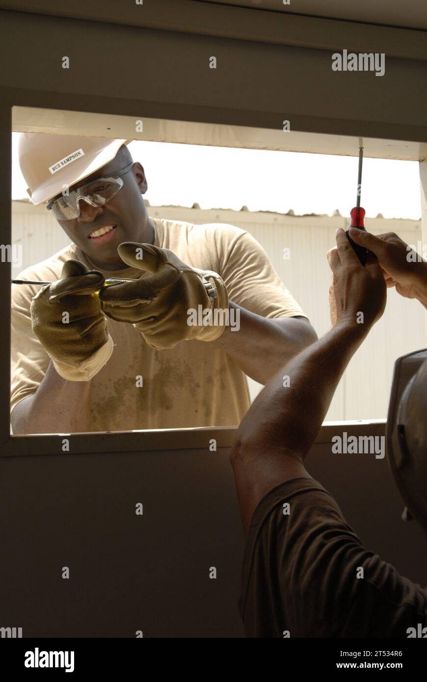 Baghdad, Iraq, NMCB-21, Seabee, U.S. navy photo Stock Photo - Alamy